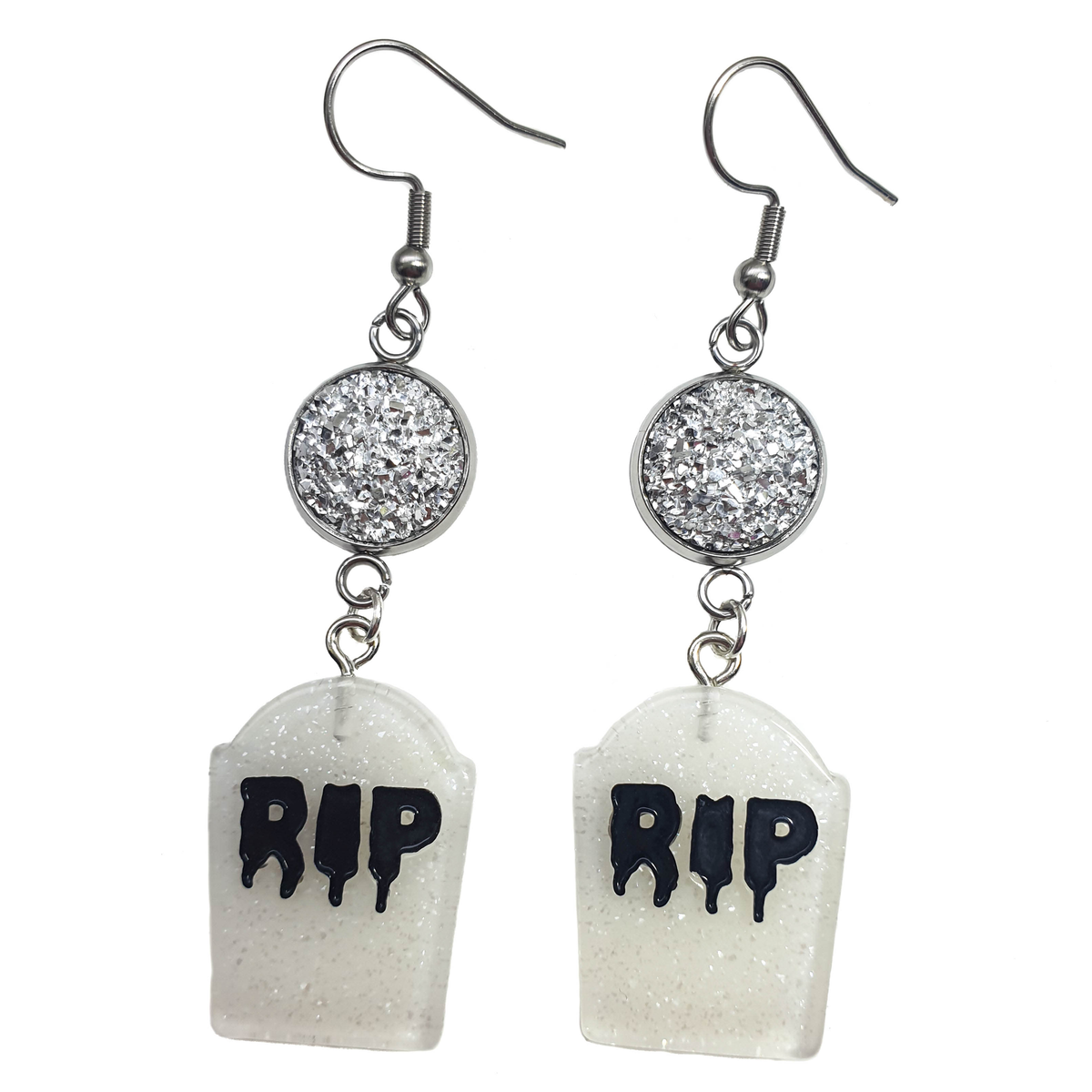 RIP ☠ Gravestone Earrings – Cheeky Trendy