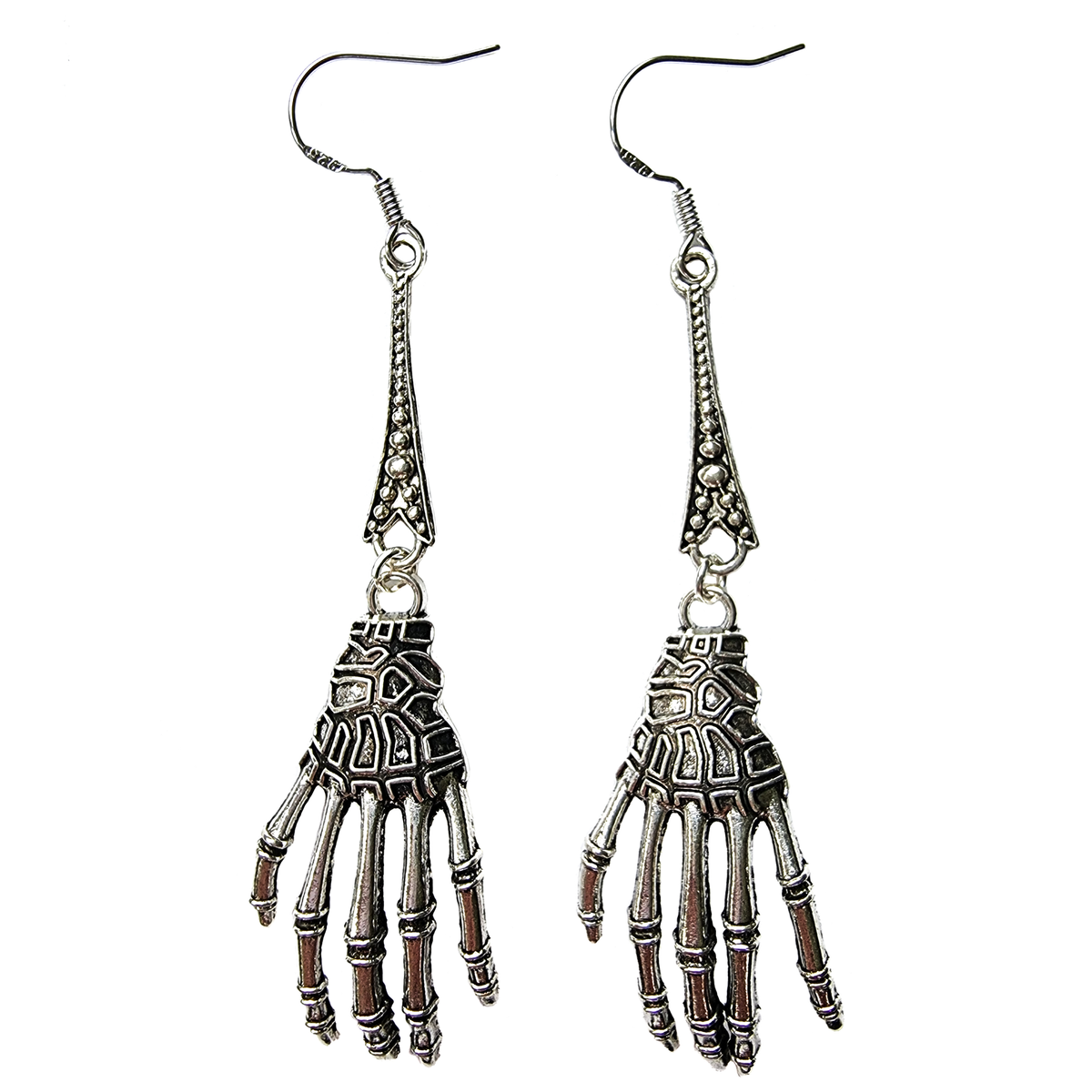 Funny Bones 💀 Skeleton Hand Earrings – Cheeky Trendy