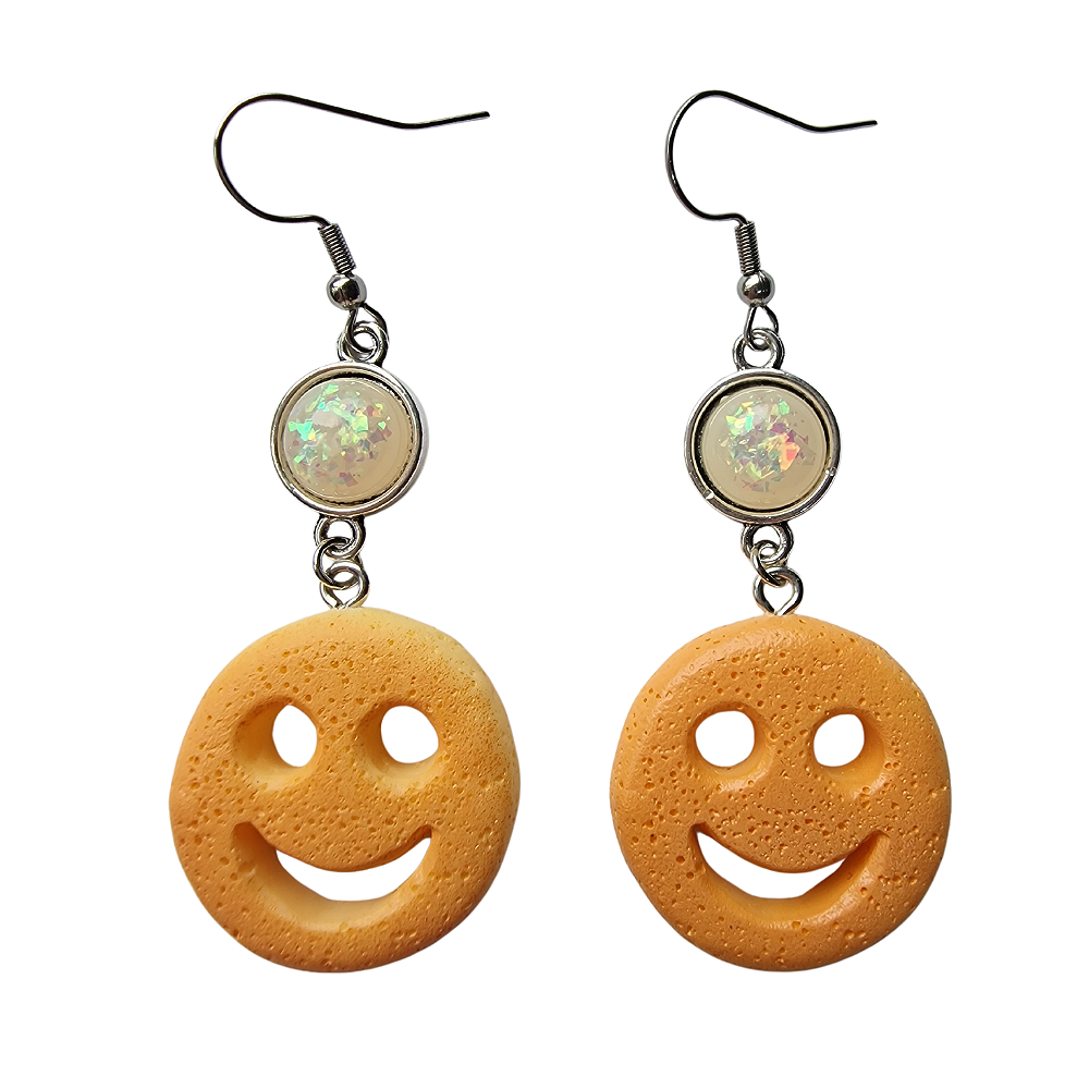 Smiley Potato Face Earrings – Cheeky Trendy